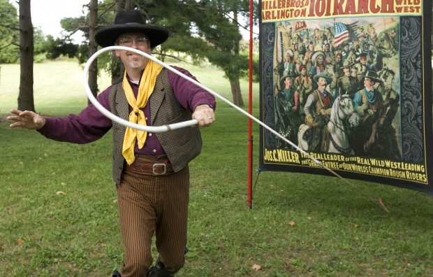 Entertainer Chris Camp puts on Wild West show with snap