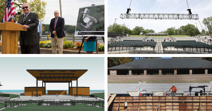 PHOTOS: Evolution of the Devon Lakeshore Amphitheater
