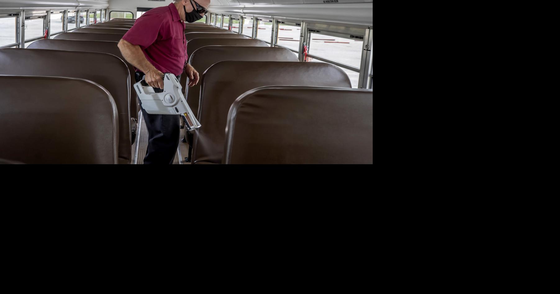School bus cleaning is more intense during COVID-19