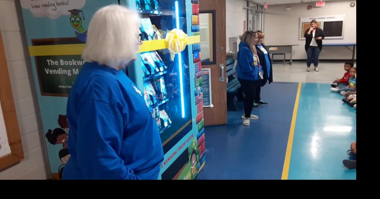 Inchy the Bookworm Vending Machine