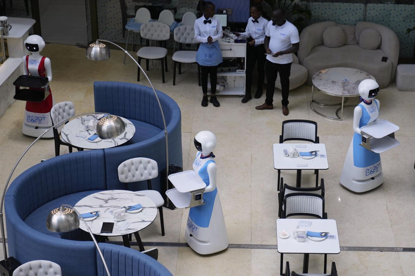 Robot Cafe in Kenya turning heads with high-tech waiters
