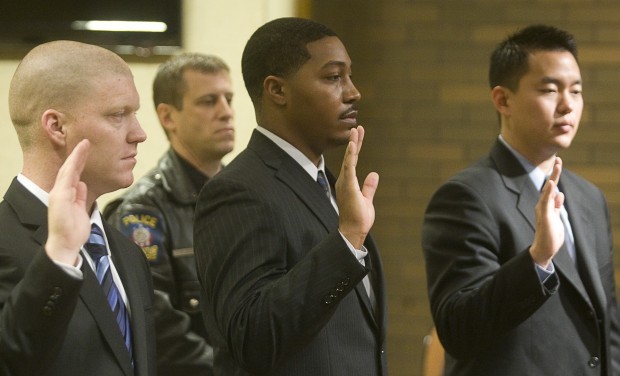 Decatur Police Department swears in three new patrol officers