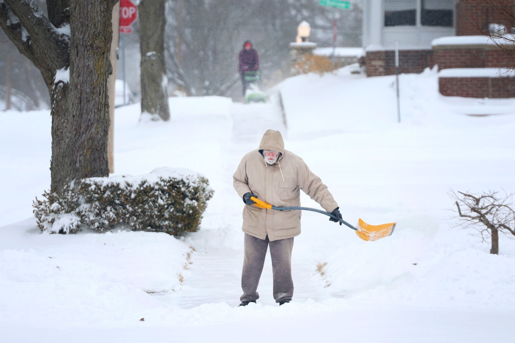 Heaps of snow and then bitter cold week