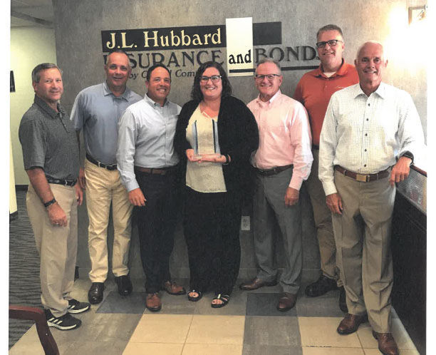 J.L. Hubbard earns West Bend Mutual Insurance Company's President's Award