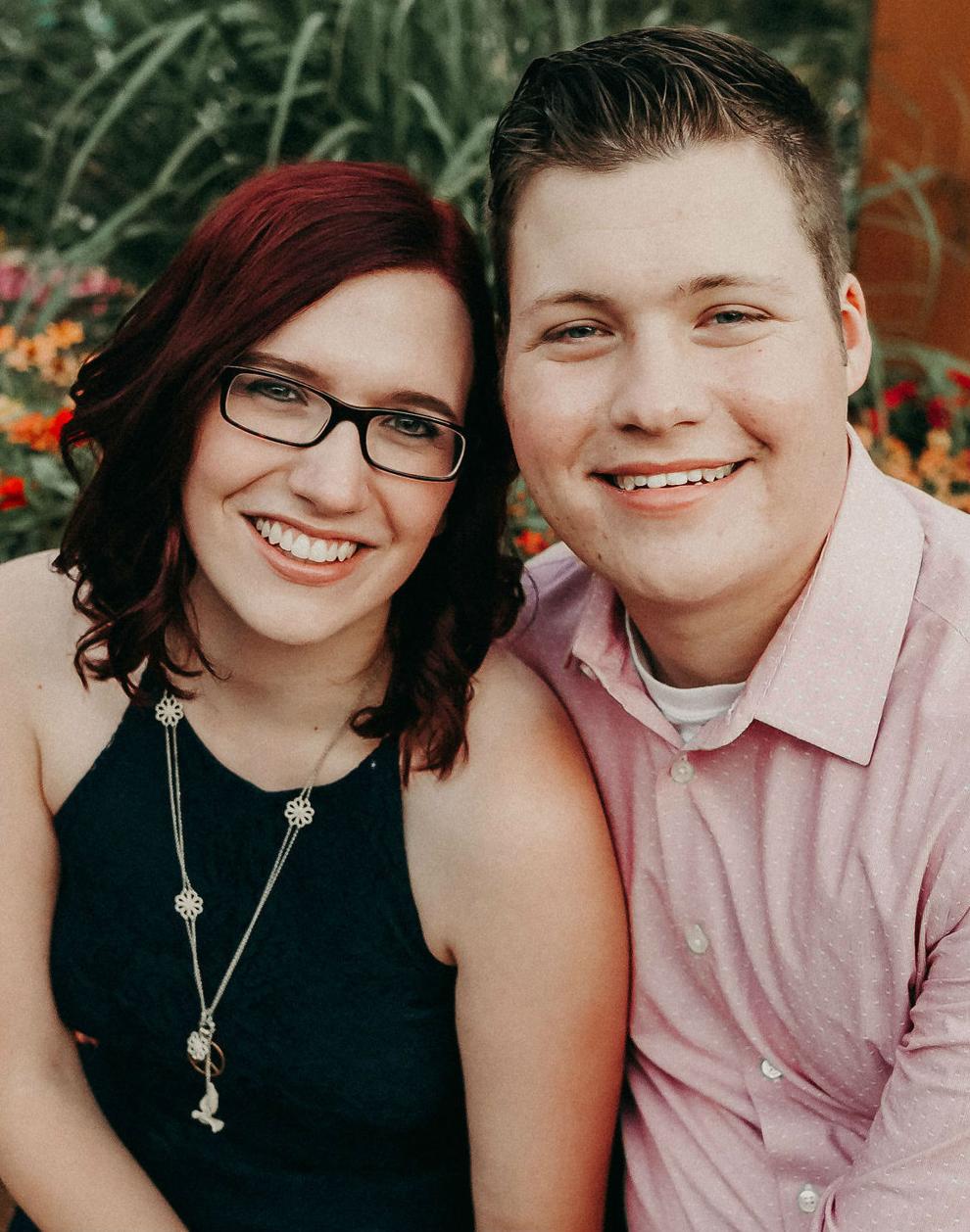 Erica Rhodes and Austin Craig