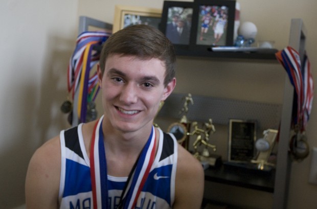 Michael Clevenger, boys cross country runner of the year