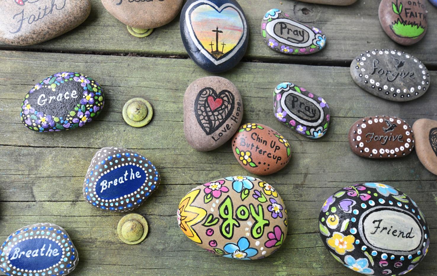 Rocks can be used for kindness