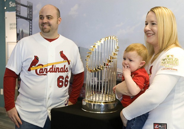 Cardinals fans revel in World Series trophy visit to Decatur