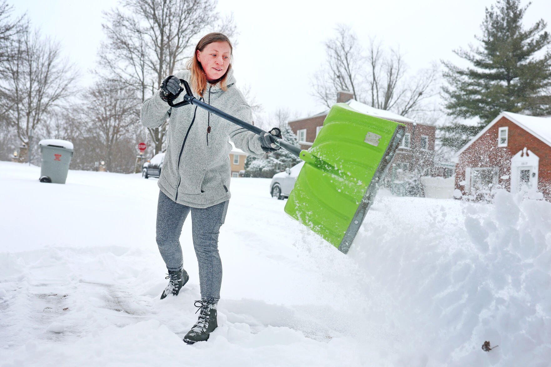 Heaps of snow and then bitter cold week