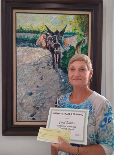 Shelbyville artist wins award at art show