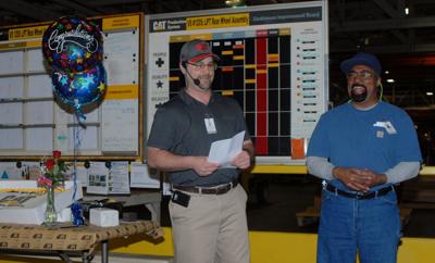 50 years at CAT: Shop-floor party celebrates employee's service