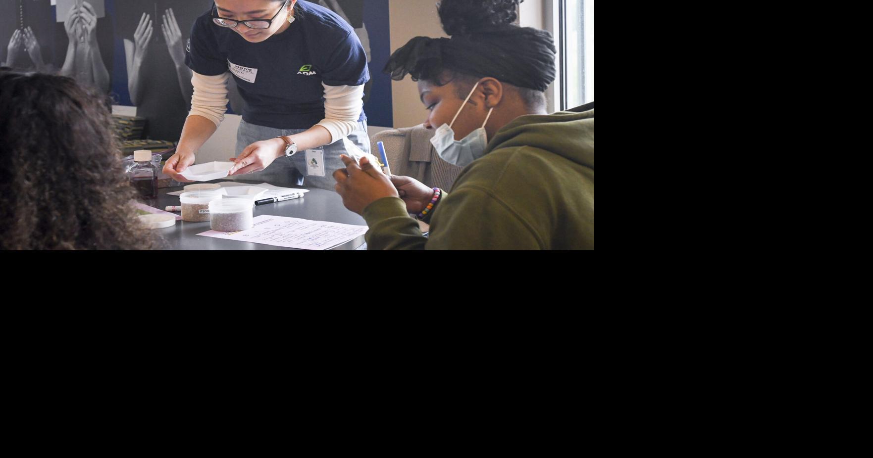 ADM professionals visit Decatur's ag academy students for career day