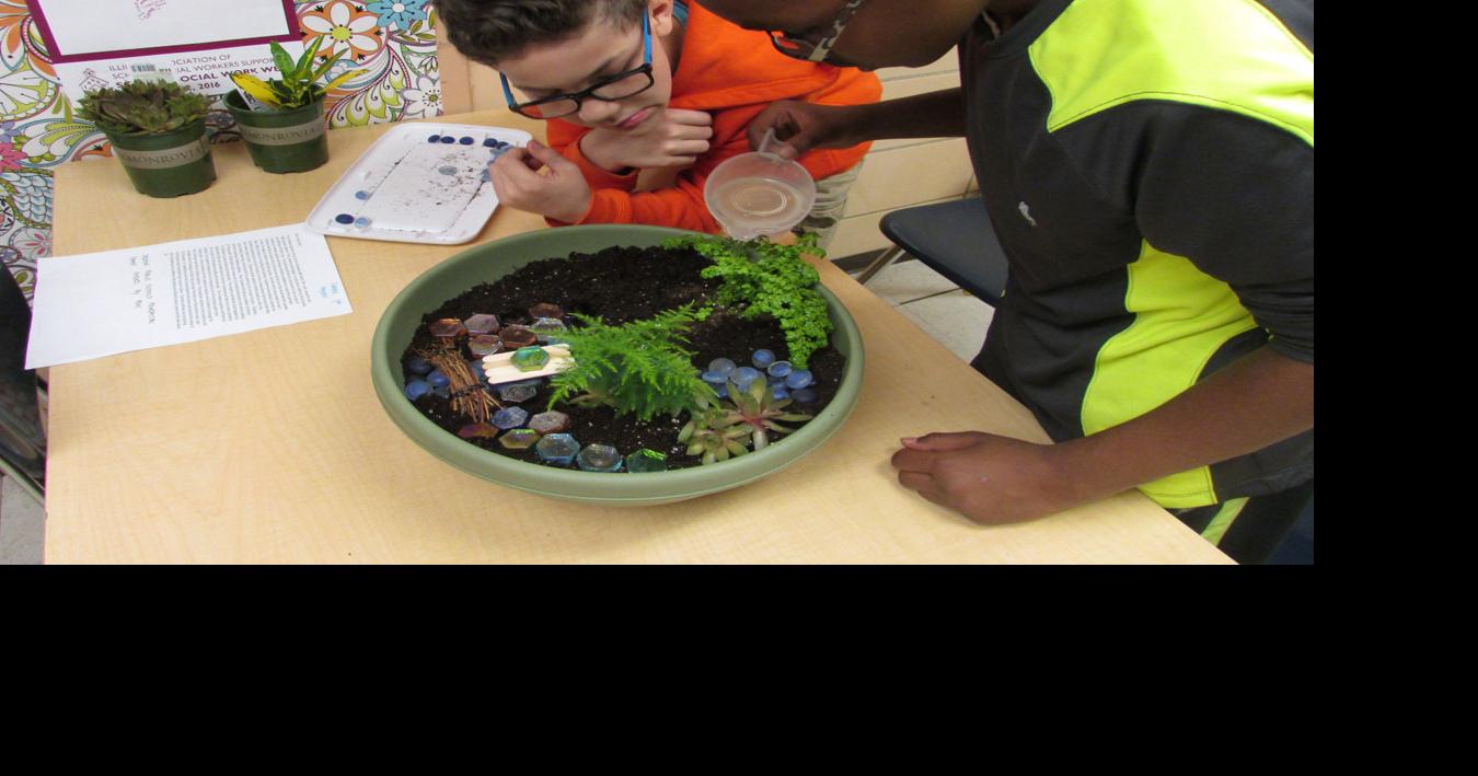 Garfield students grow life skills in miniature garden