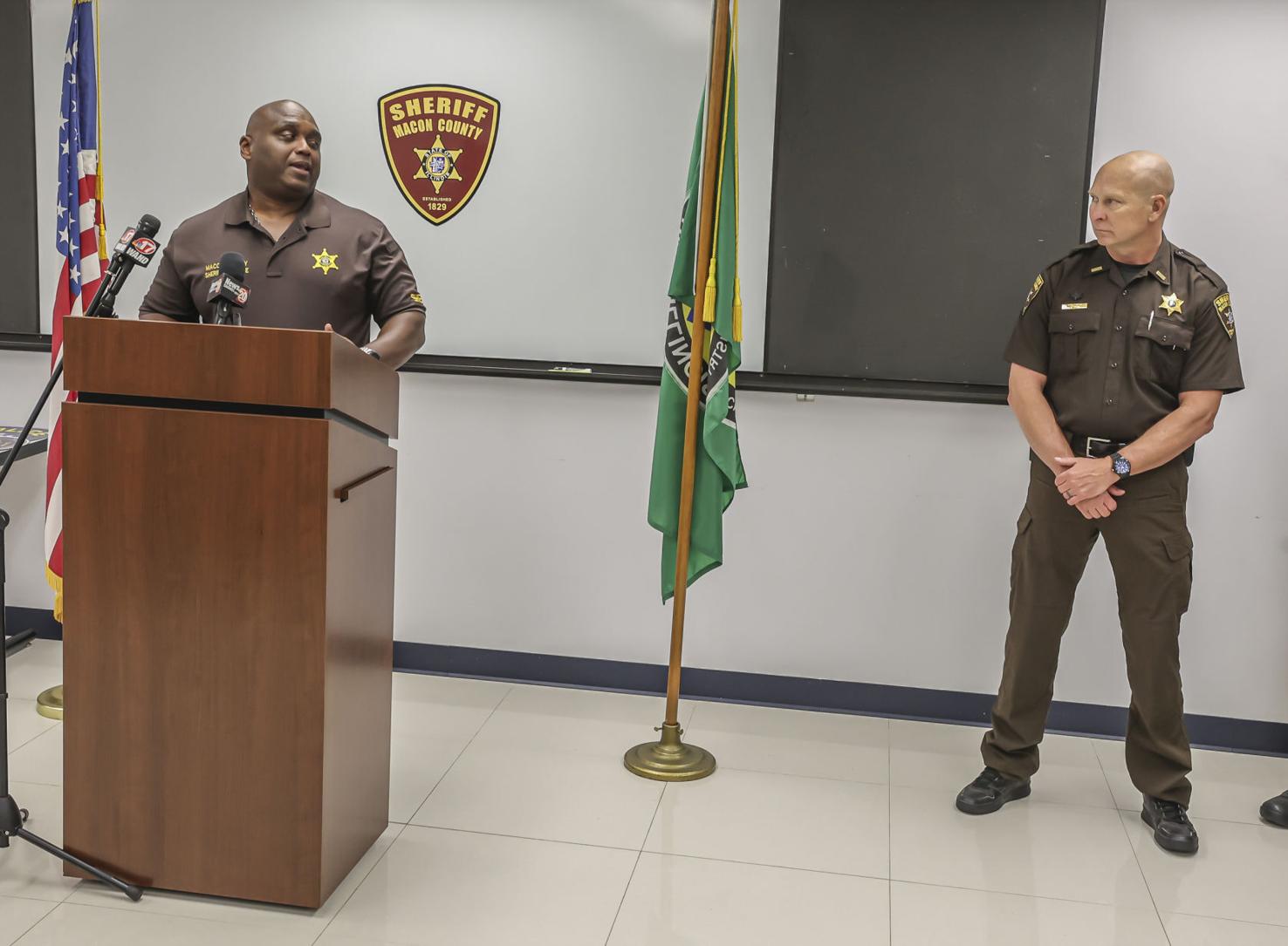 PHOTOS: Macon County Sheriff Jim Root sworn into office