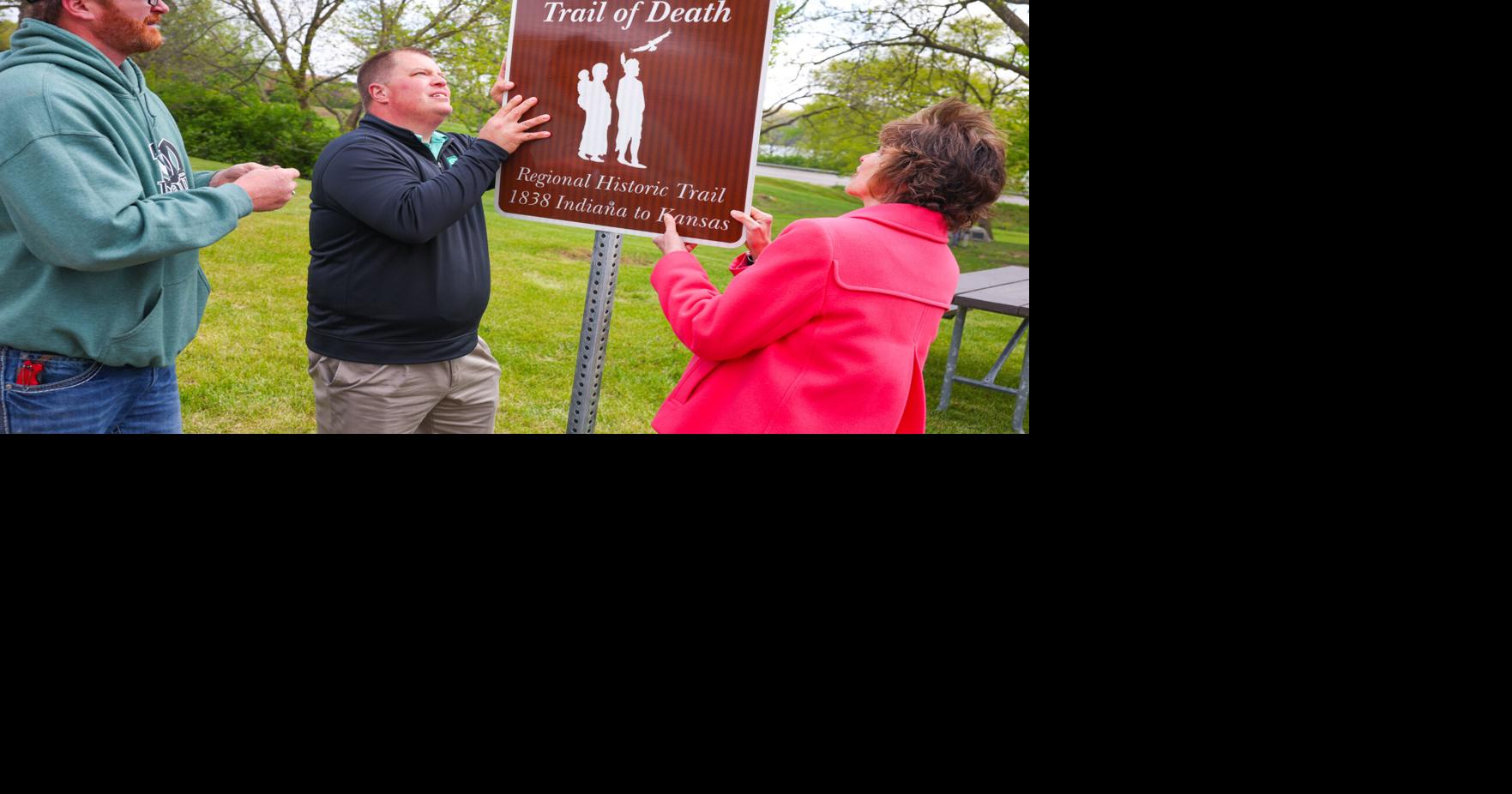 Trail of Death marker gets new signage in Decatur