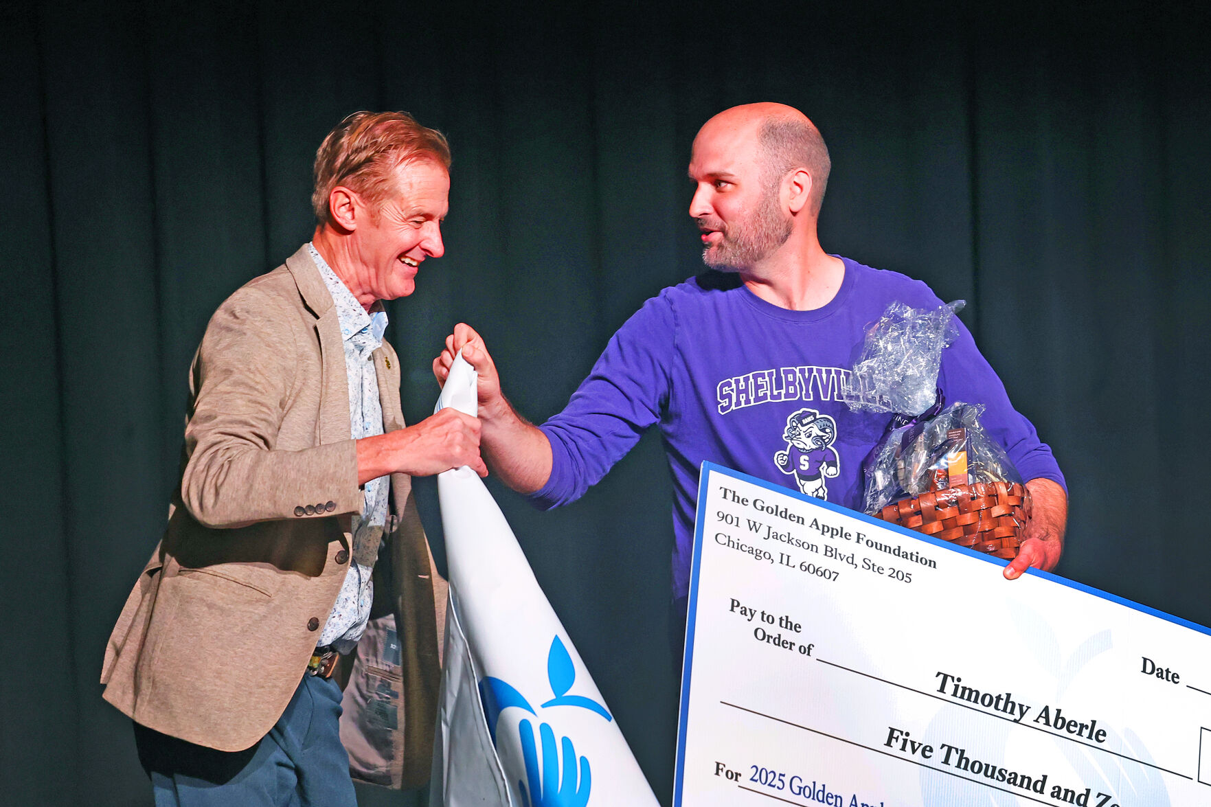 Shelbyville teacher named finalist in Golden Apple awards