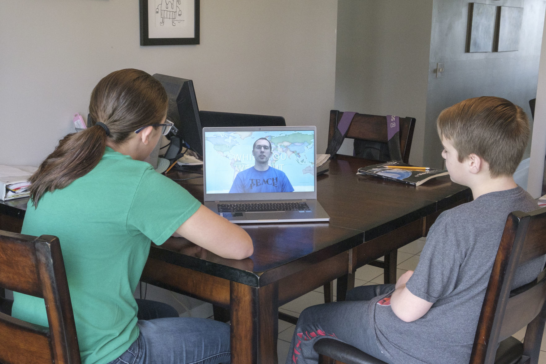 How do teachers stay connected with students? At St. Patrick School, it ...