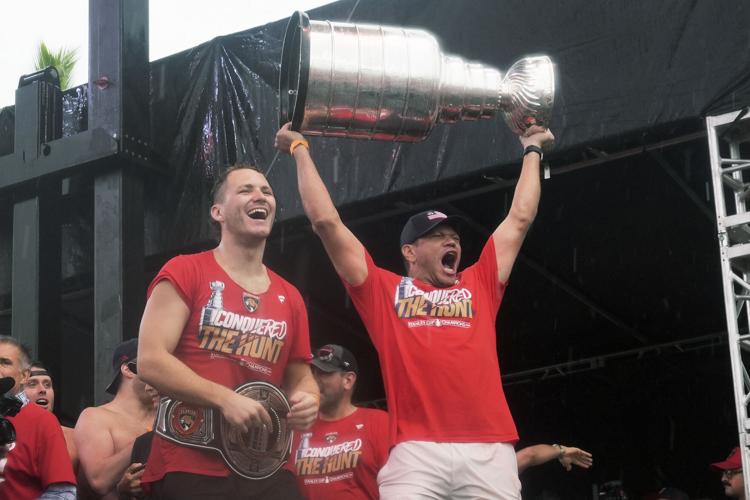 'This is amazing': Panthers celebrate Stanley Cup during parade