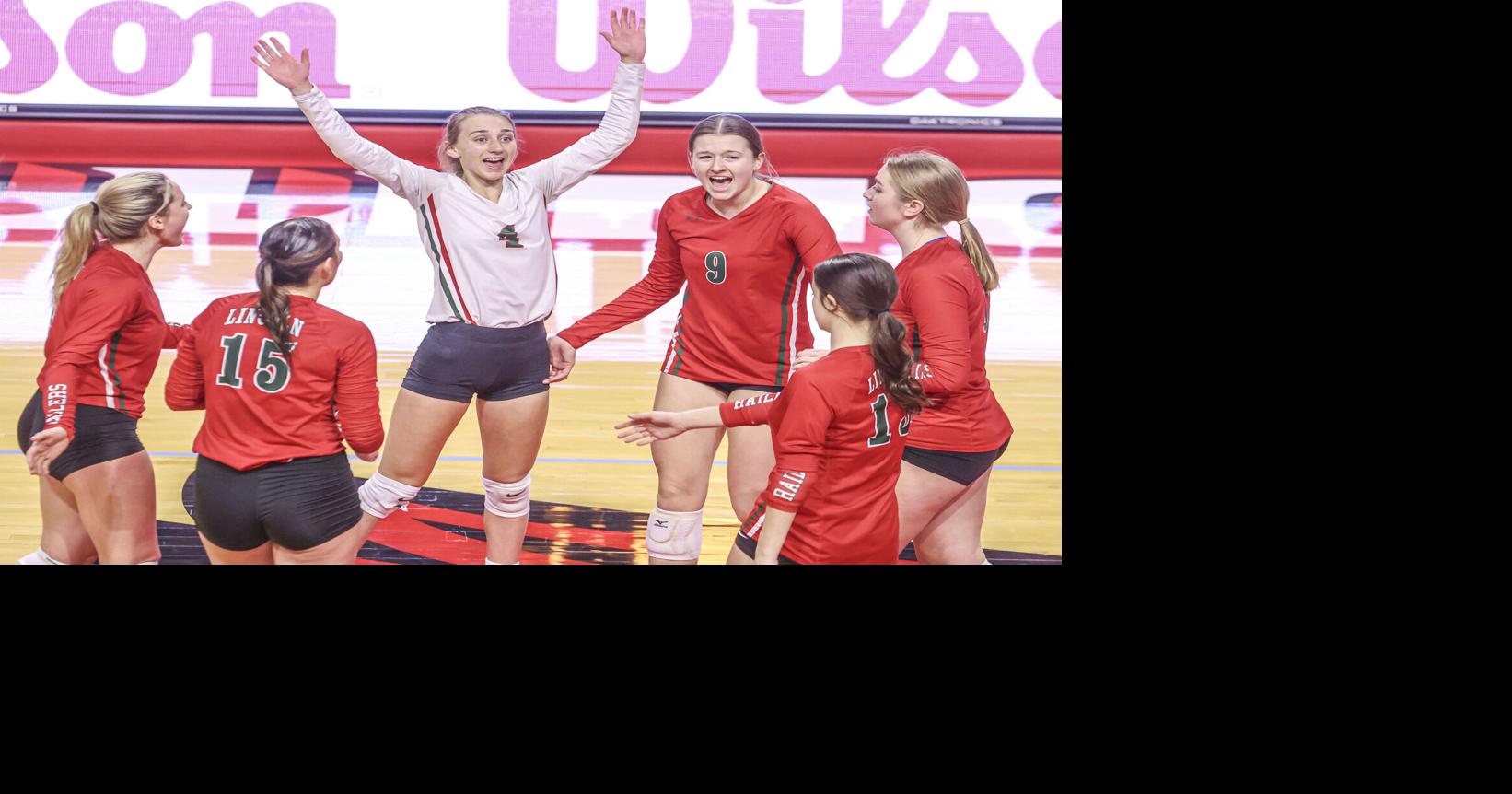 Lincoln volleyball wins 3A semifinal, to play for state championship