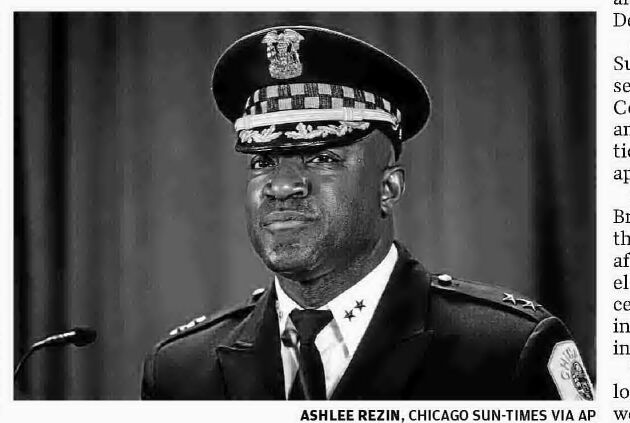 Chicago's new top cop: Officers' well-being among priorities
