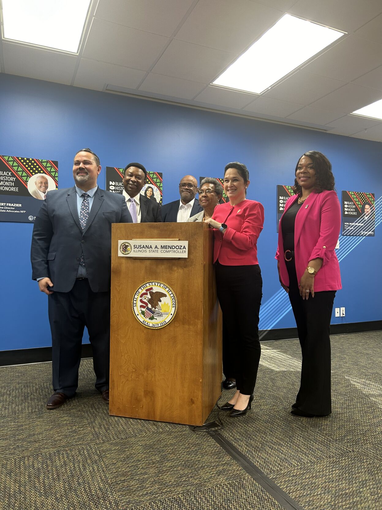 comptroller susana mendoza BHM event