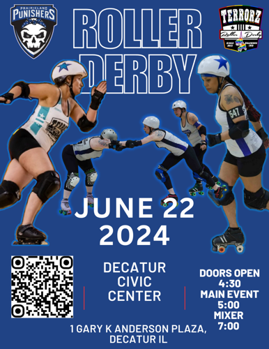 Prairieland Punishers Roller Derby games planned in Decatur, Bloomington