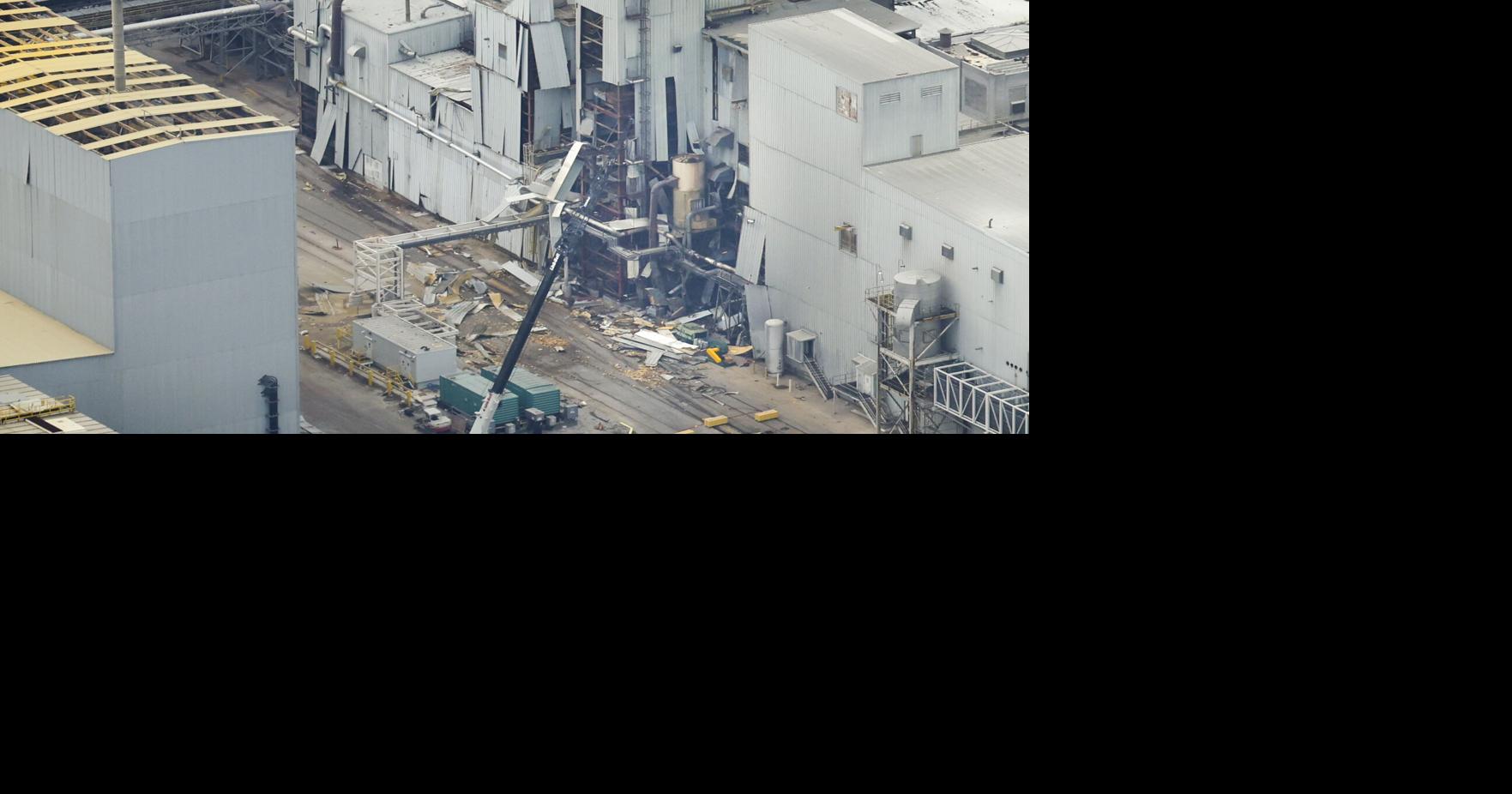 Aerial video shows site of Decatur ADM explosion