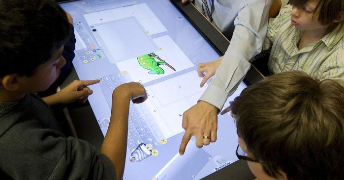 ActivTable excites students by involving them simultaneously