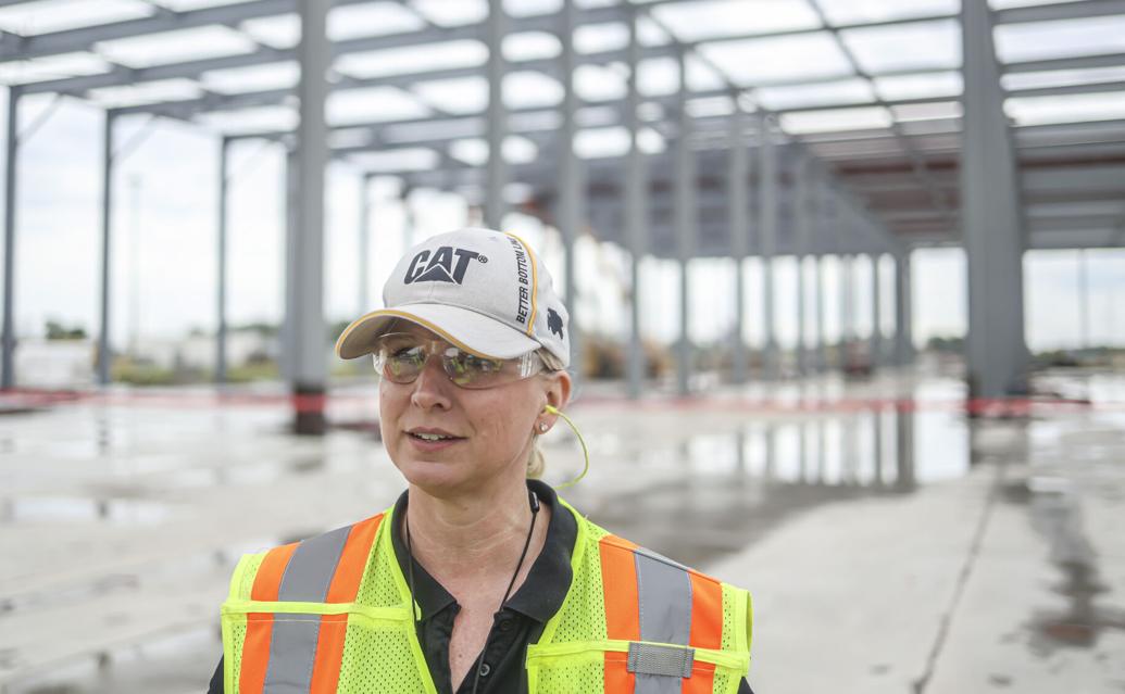 New building under construction at Decatur CAT plant
