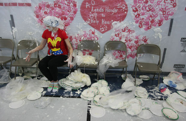 PHOTOS: A-O School Pie Throwing Fundraiser Reward