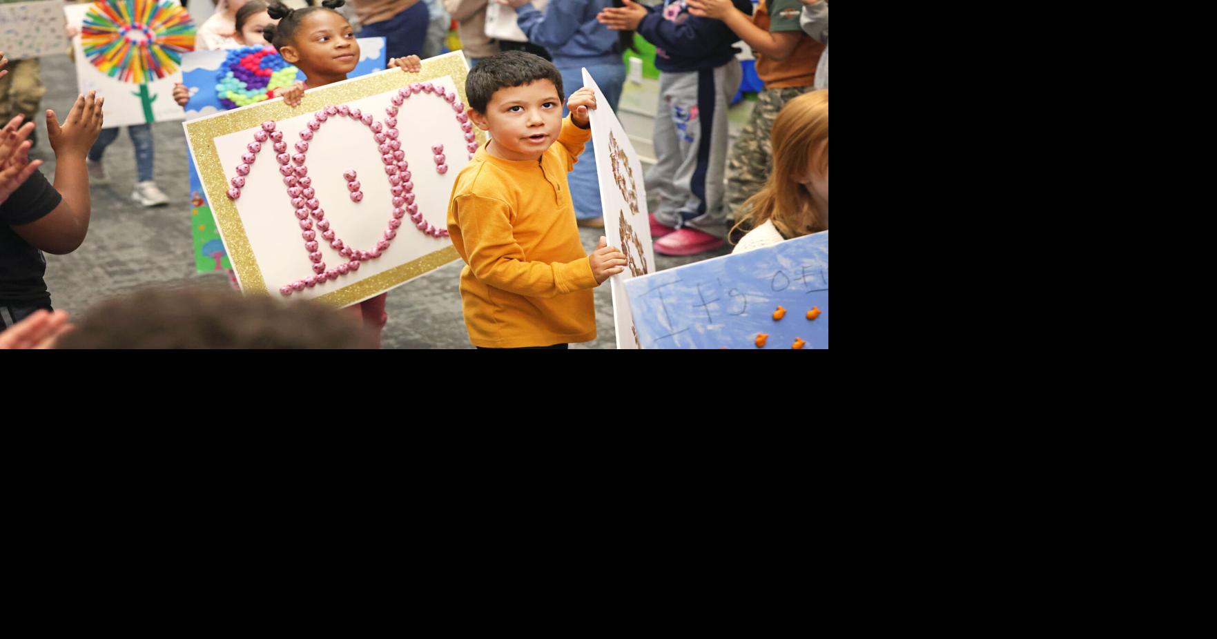 Johns Hill Magnet celebrates 100th day of kindergarten