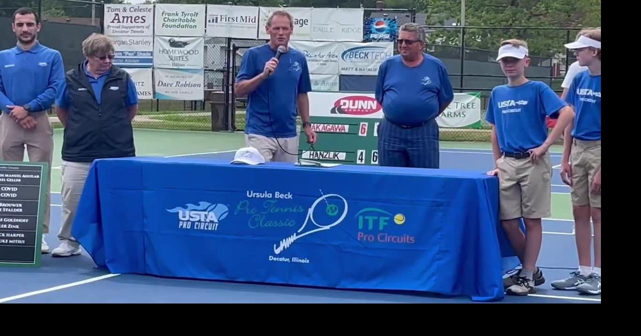 Chuck Kuhle marks the end of Ursula Beck Pro Tennis Classic
