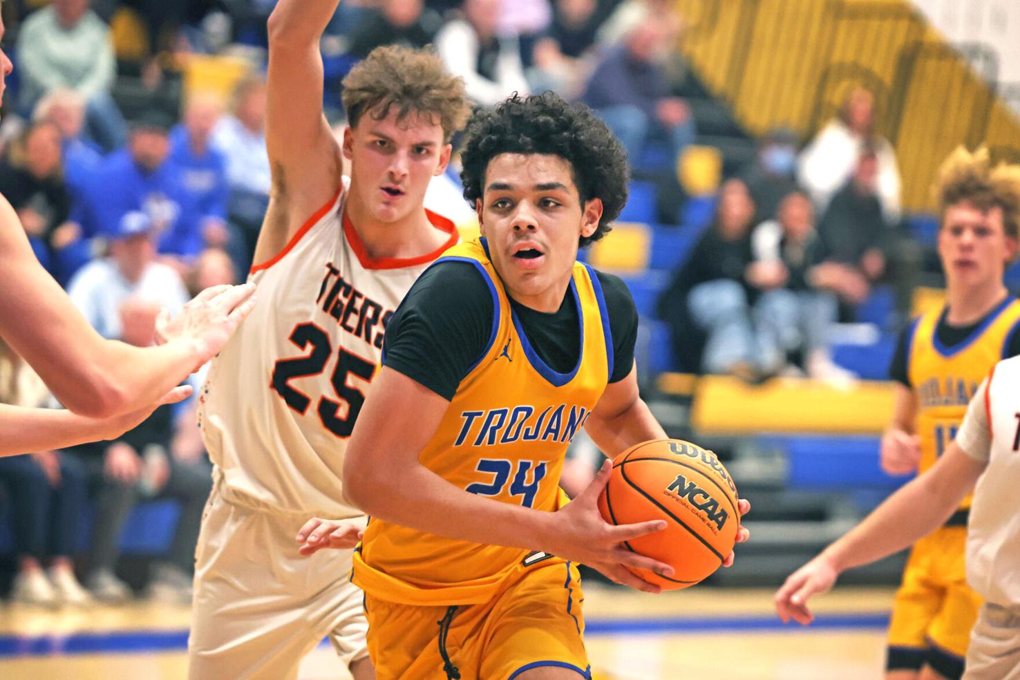 Maroa-Forsyth High School defeats Westville boys basketball