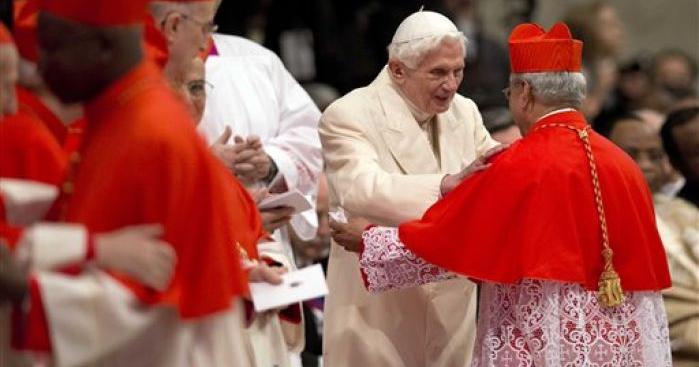 2 popes on hand in historic 1st cardinal ceremony
