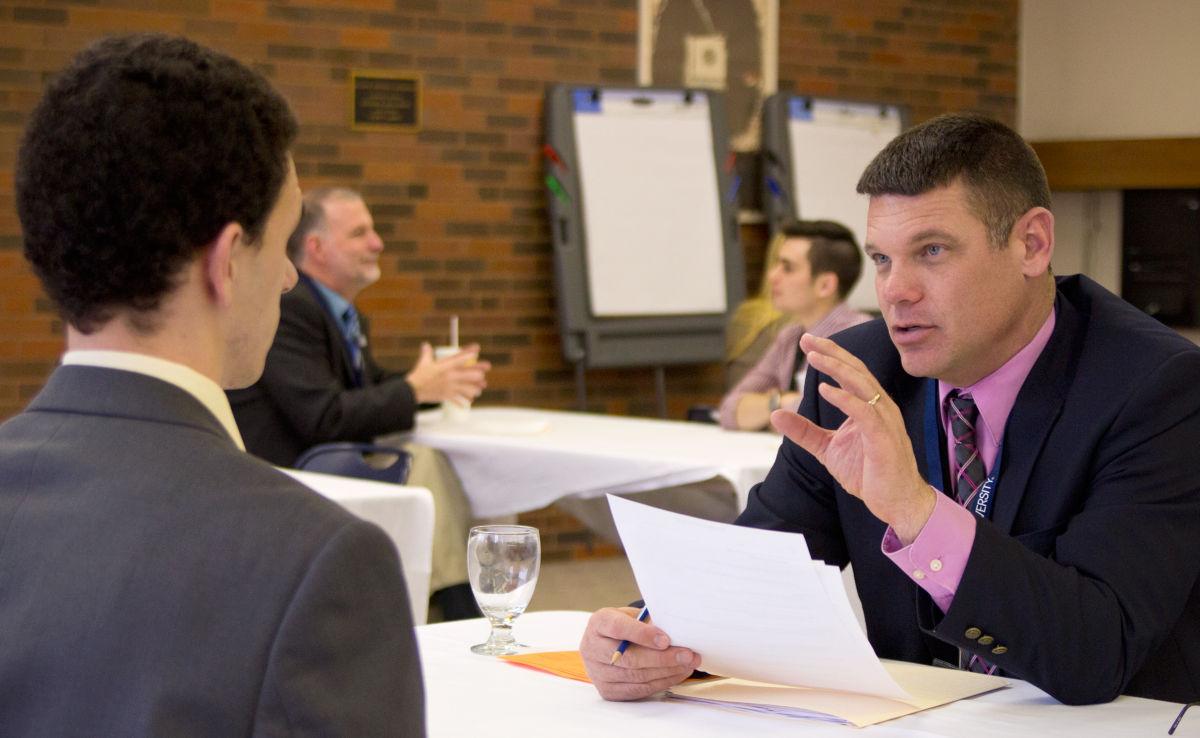 Students get boots on the ground for interviews