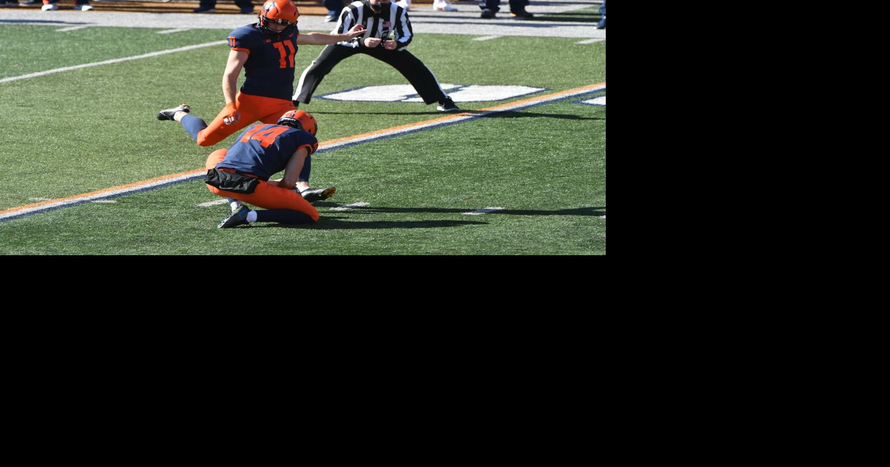 Illinois kicker Caleb Griffin gets his shot after 893 days without a game