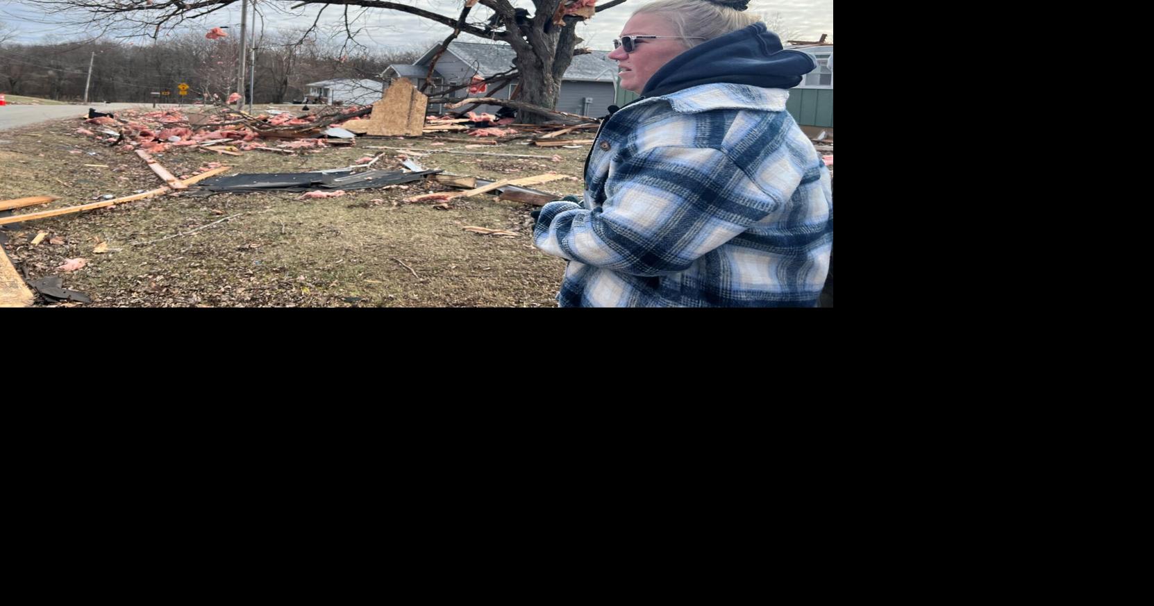 EF2 tornado damaged homes in a 23 mile stretch