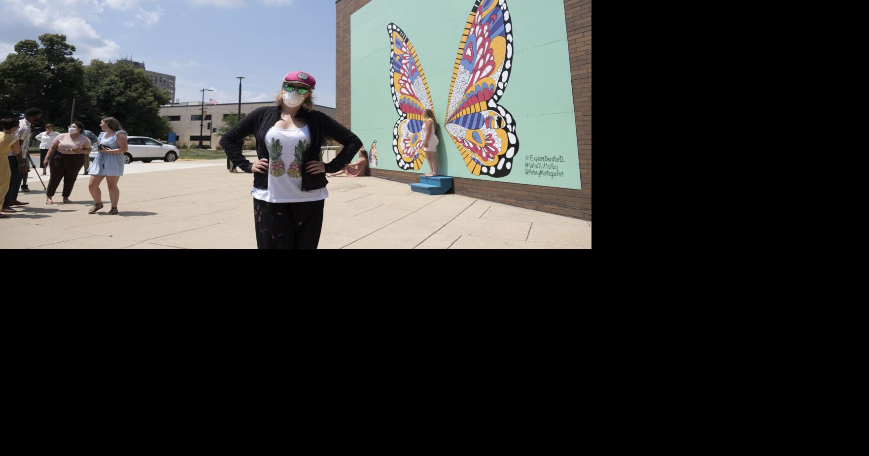 'Living mural' transforms Decatur Civic Center facade