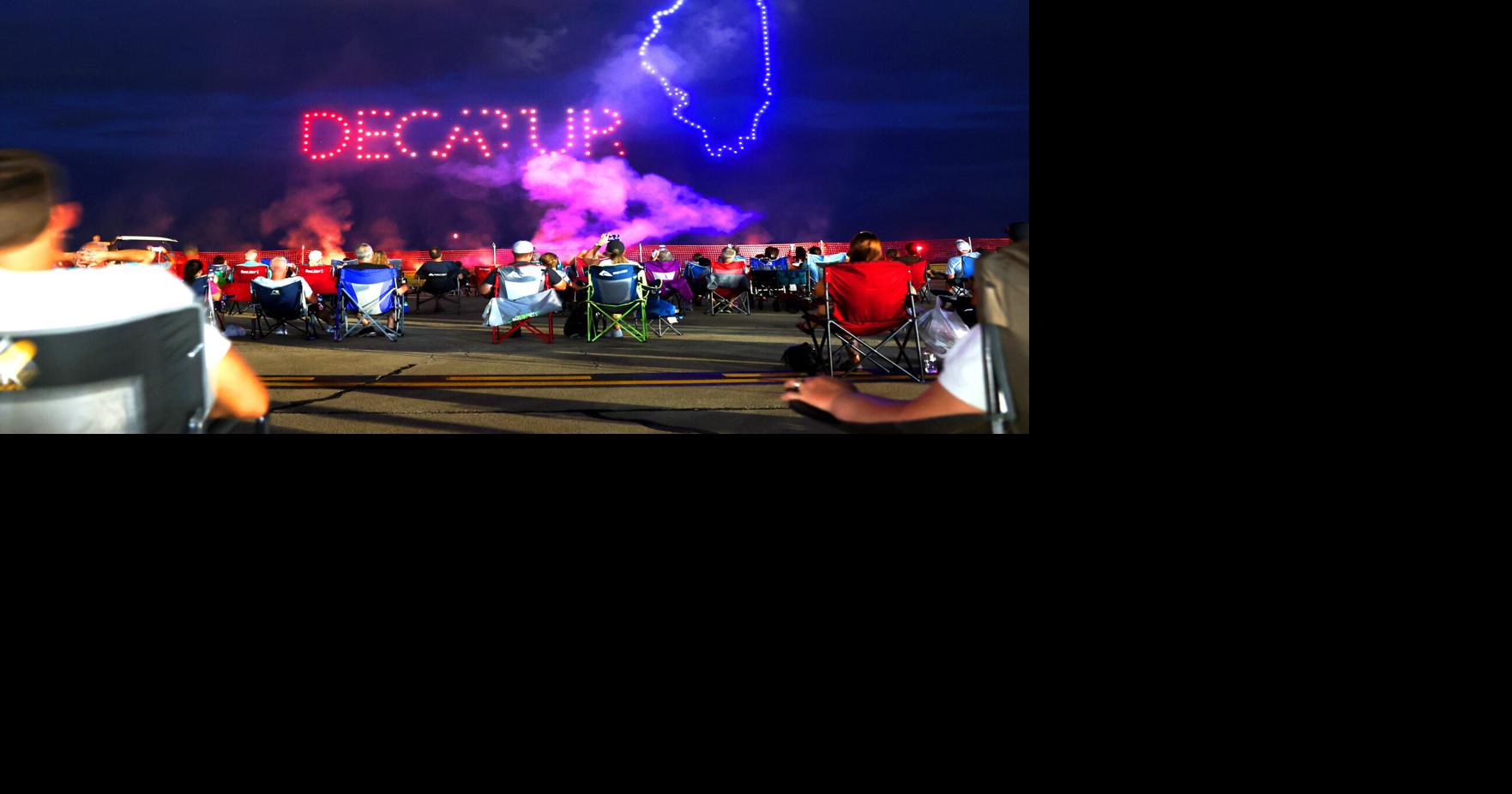 Drones bring a spectacular display to the Decatur sky