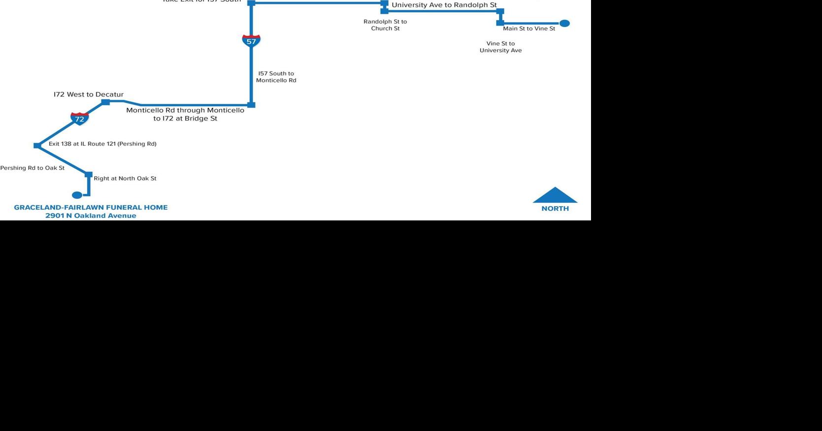 See the map: Motorcade route to Decatur for Officer Oberheim announced