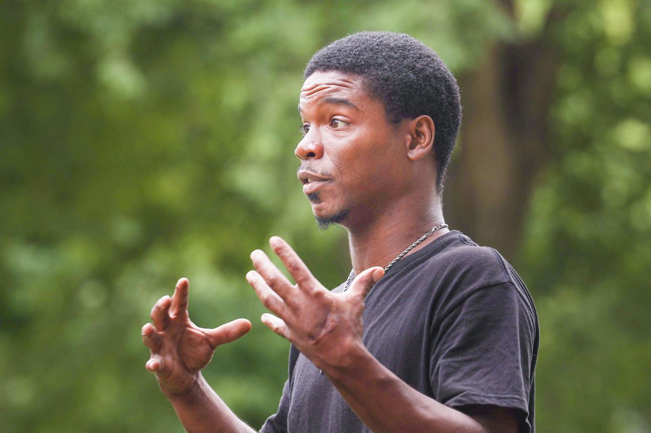 Couple shot at Decatur street party