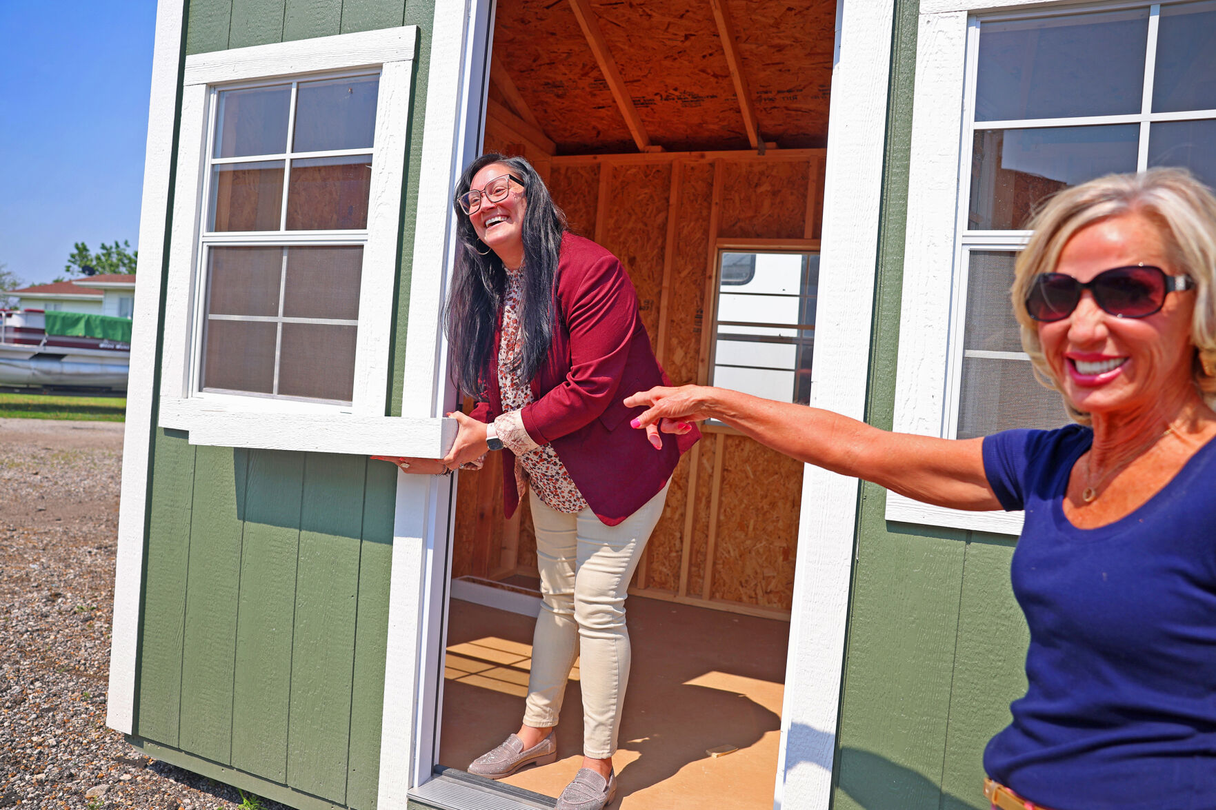 Backyard Oasis is the Heartland CASA playhouse raffle theme