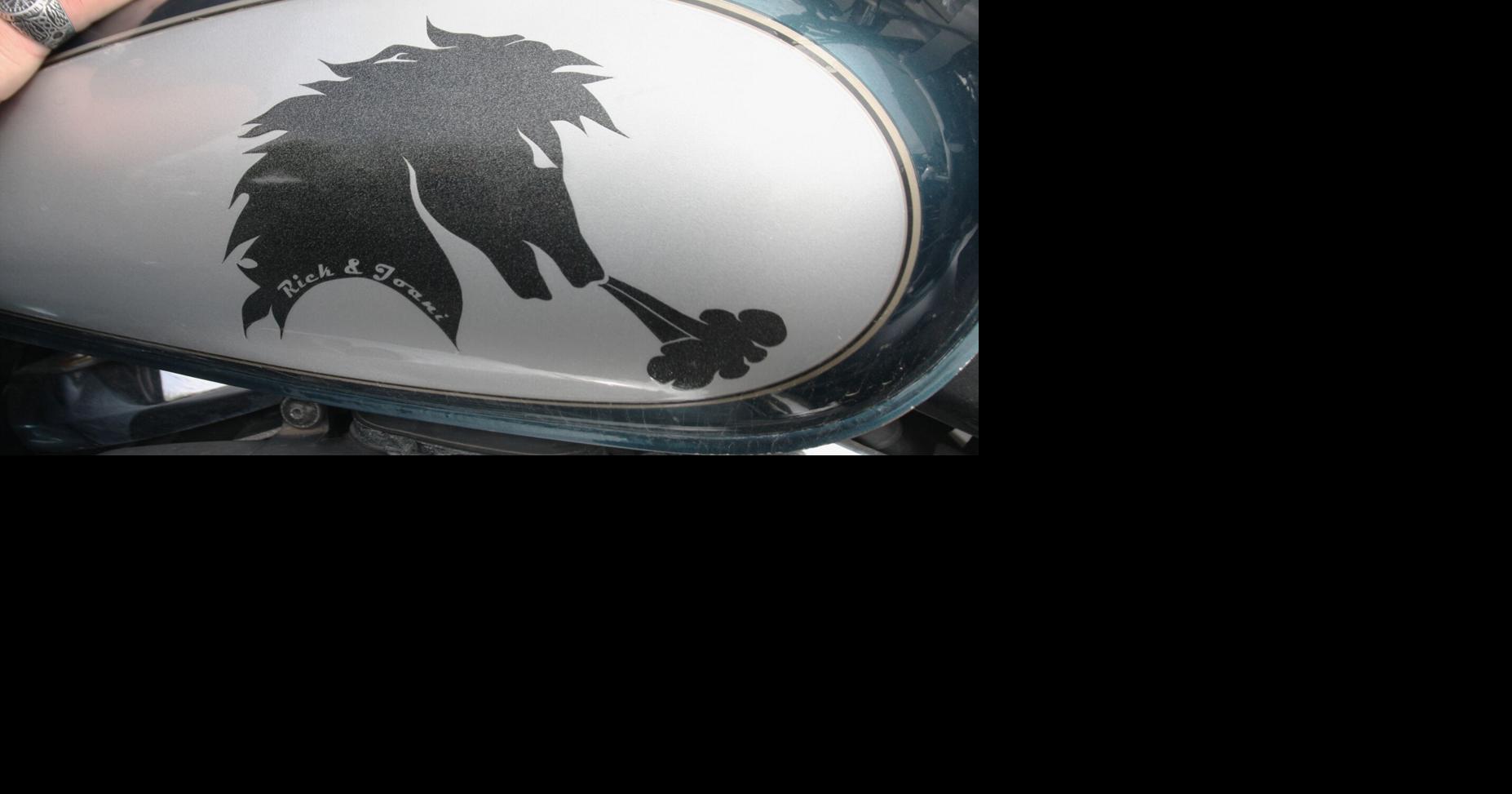 Remembering absent friends at bike blessing