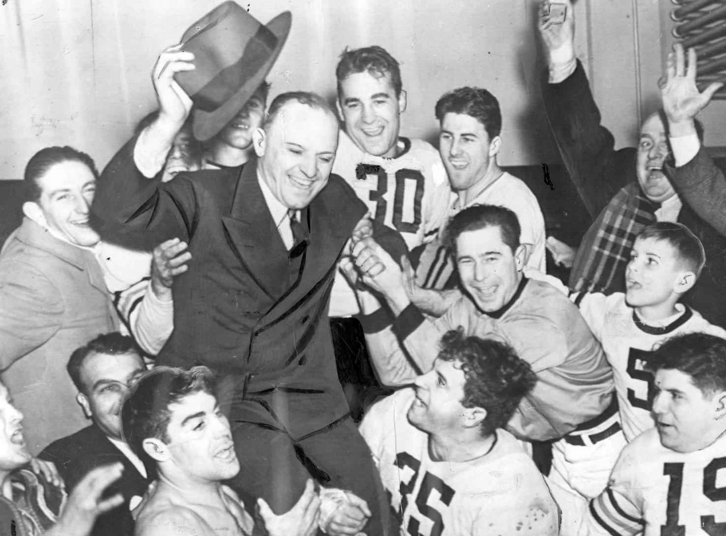 George Halas, coach of Decatur Staleys and a Bears legend, to get ...