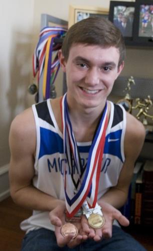 Michael Clevenger, boys cross country runner of the year