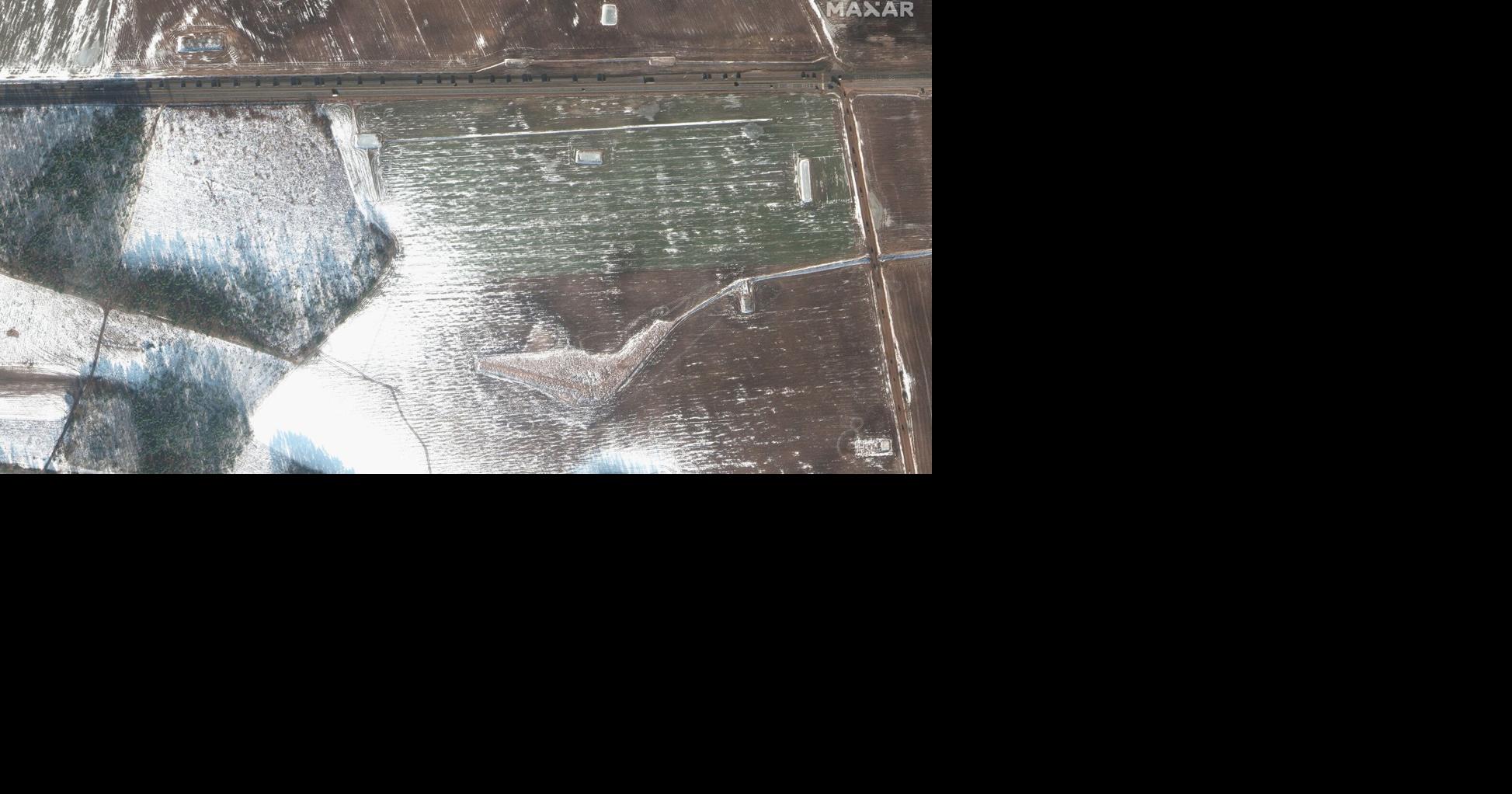 Satellite photos give a bird's-eye view of Ukraine crisis