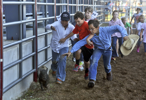 Pig wranglin’ a hit with kids | Local News | herald-zeitung.com