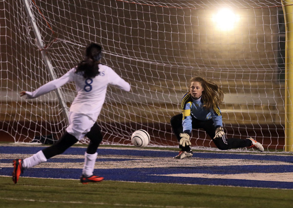 Coogs on target: Canyon girls shut out rival New Braunfels on the road ...