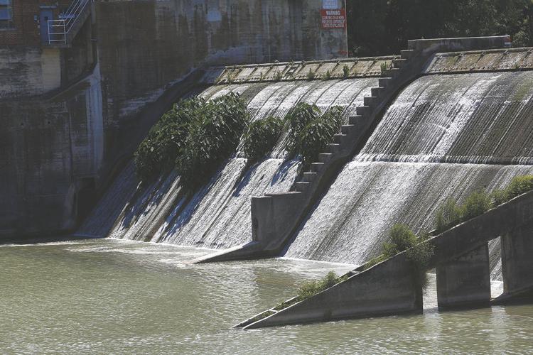 Significant McQueeney spillgate repair began this week | News | herald ...