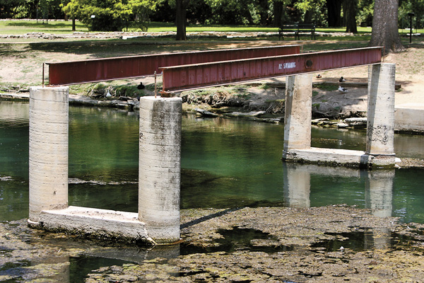 Gazebo Circle bridge first up as June 2010 flood repairs begin at Landa ...